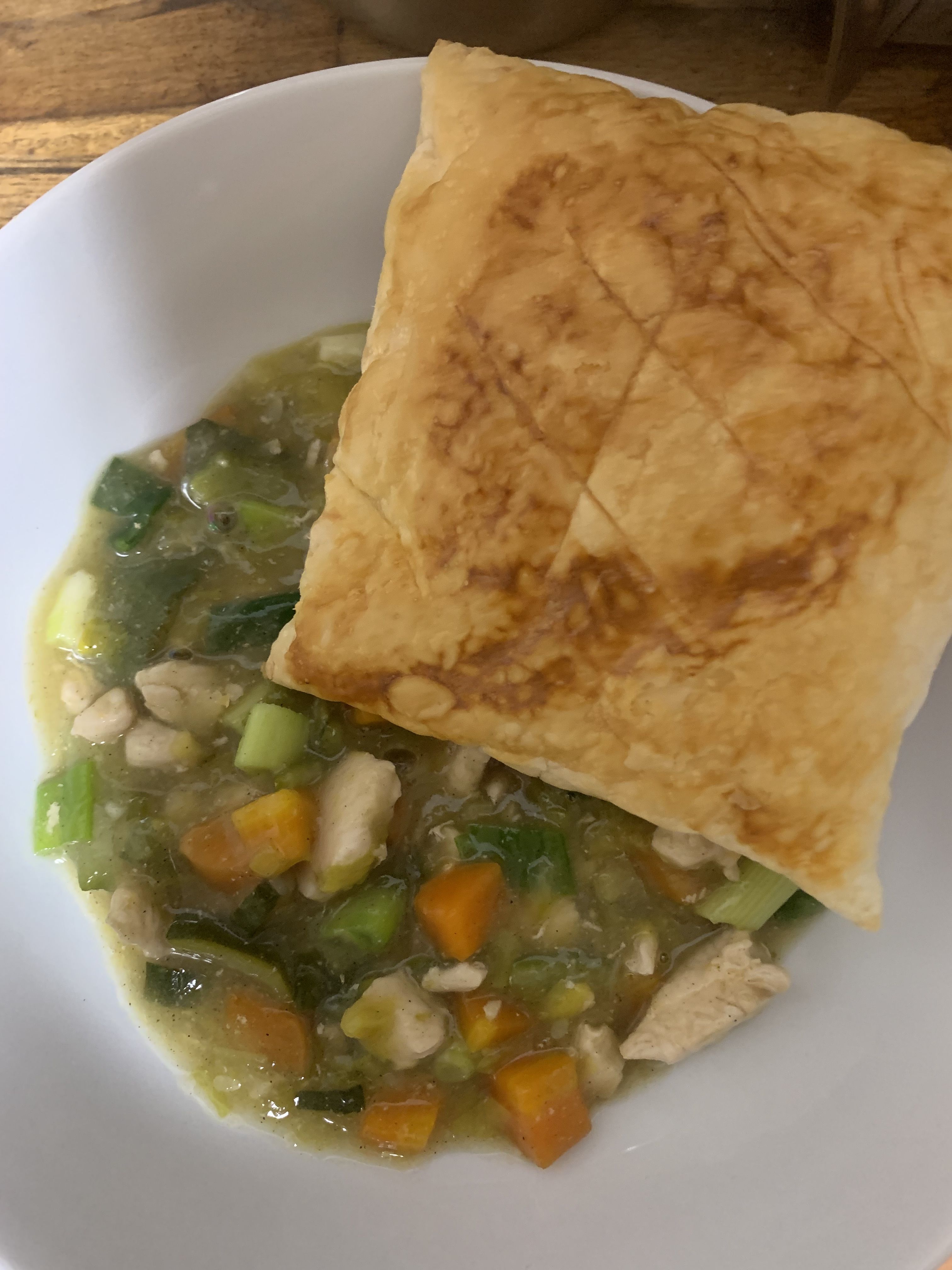 Deconstructed Chicken and Vegetable Pie | bunch