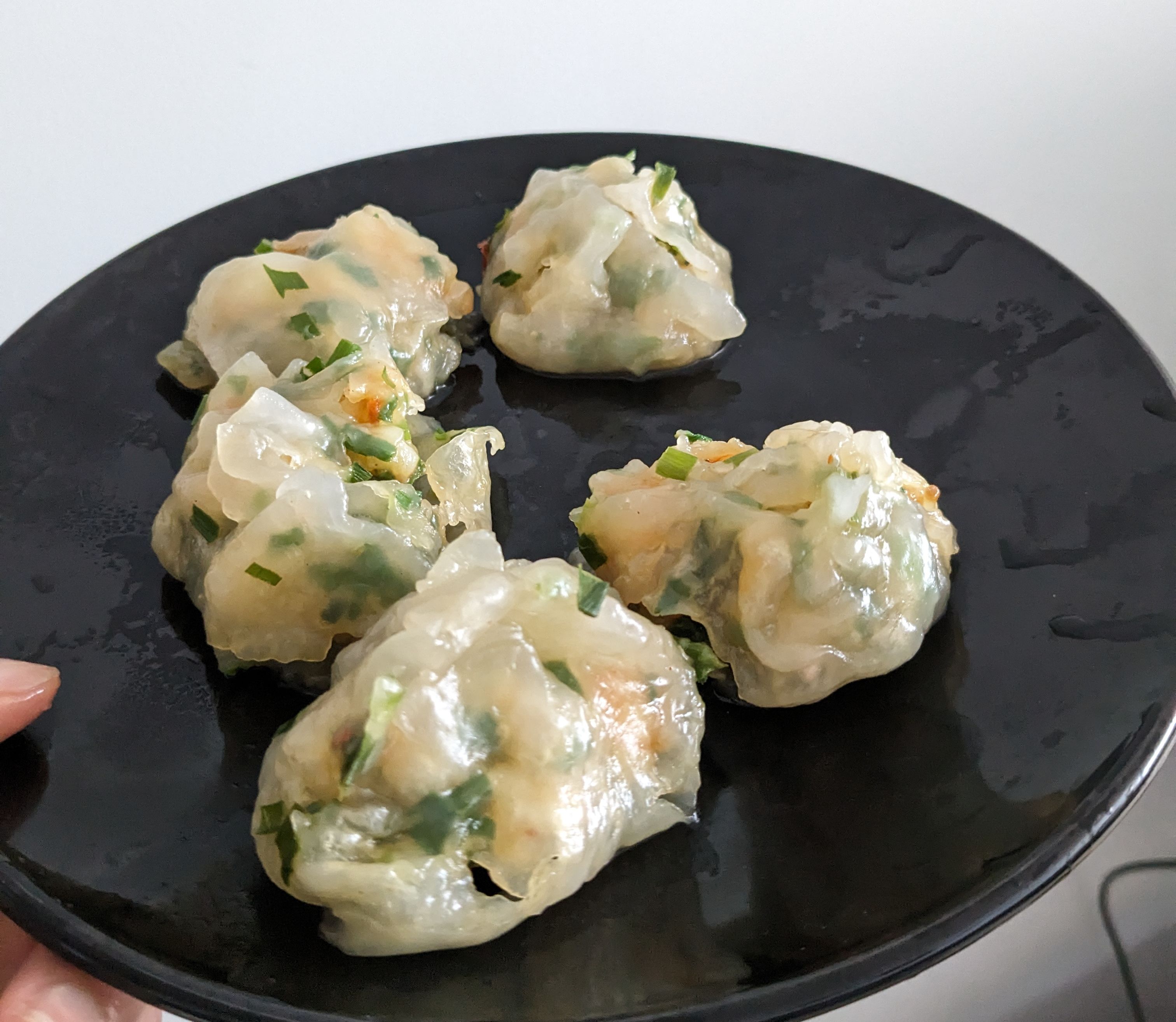 Prawn and garlic chive crystal dumplings | bunch
