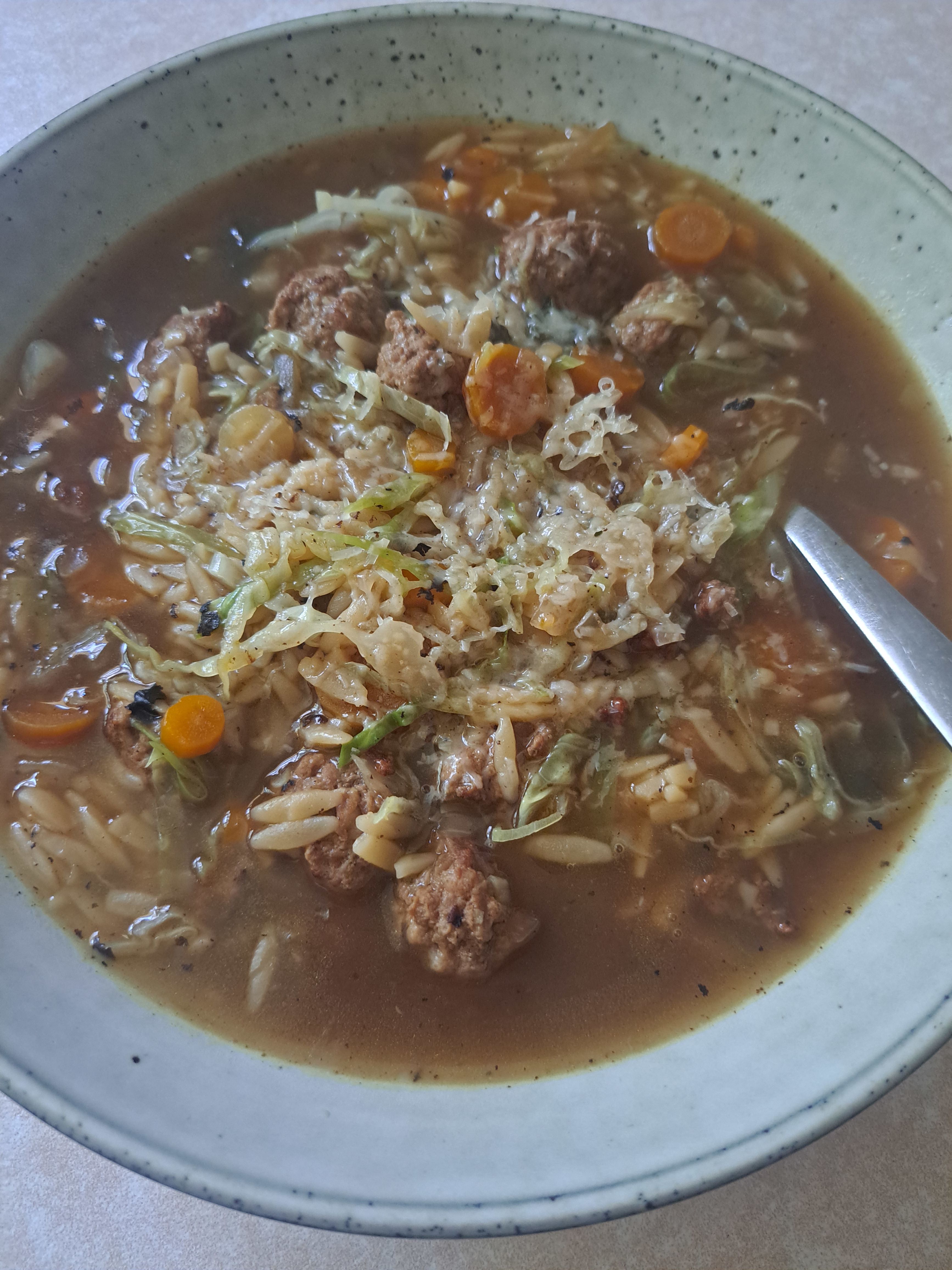 Meatball and Risoni Soup | bunch