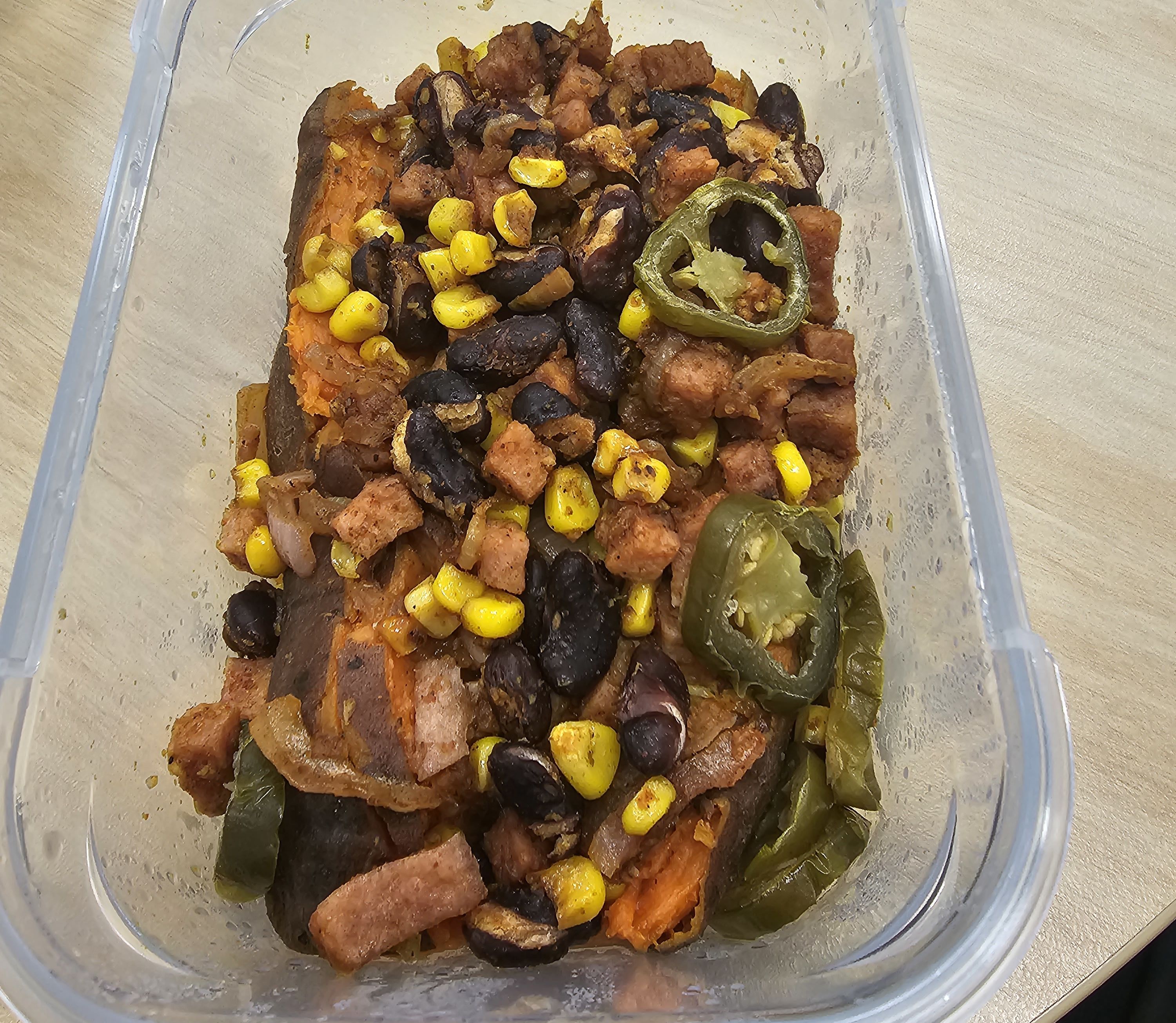 Slow Cooker Loaded Sweet Potato | bunch