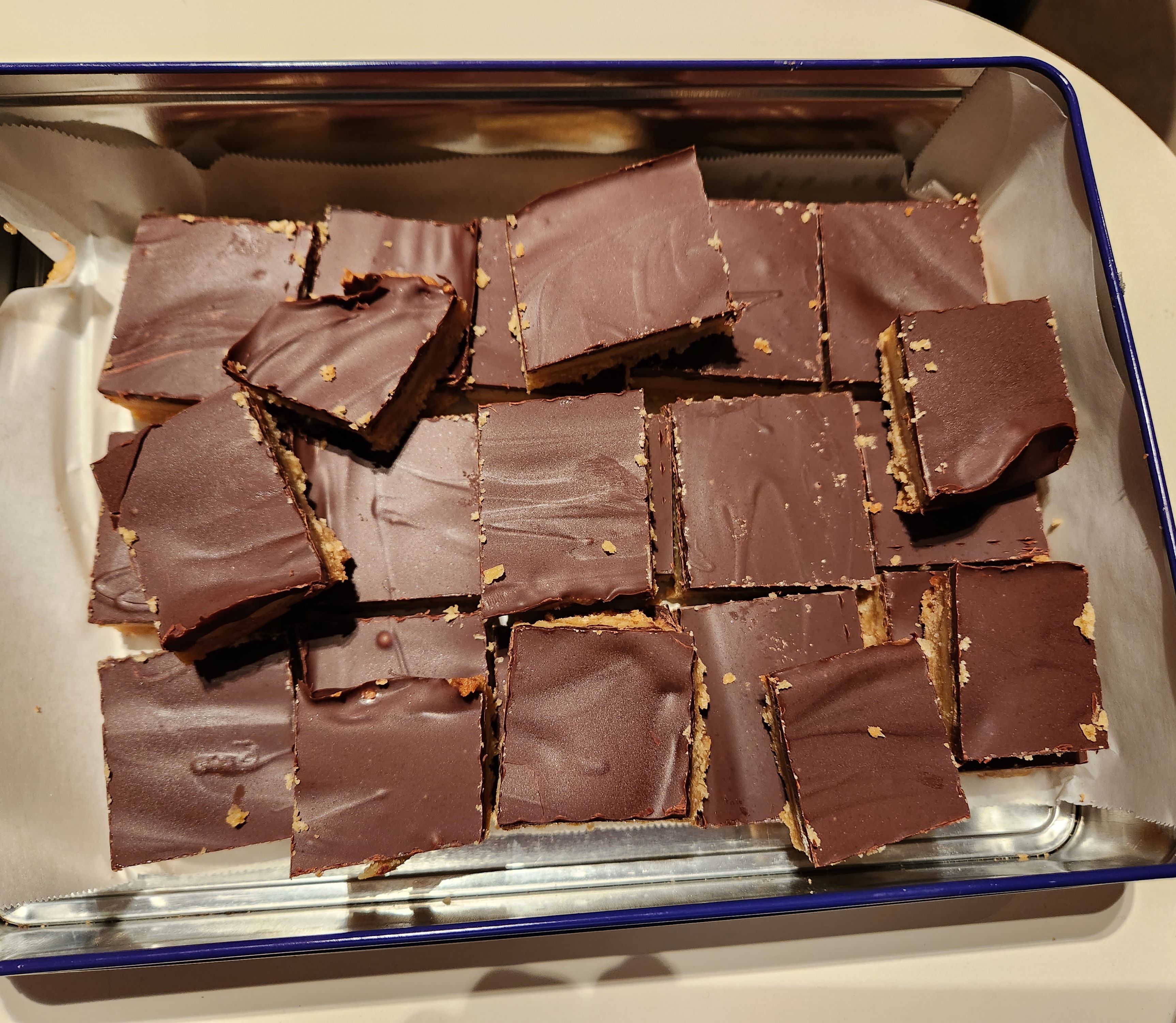 Peanut butter caramel slice | bunch