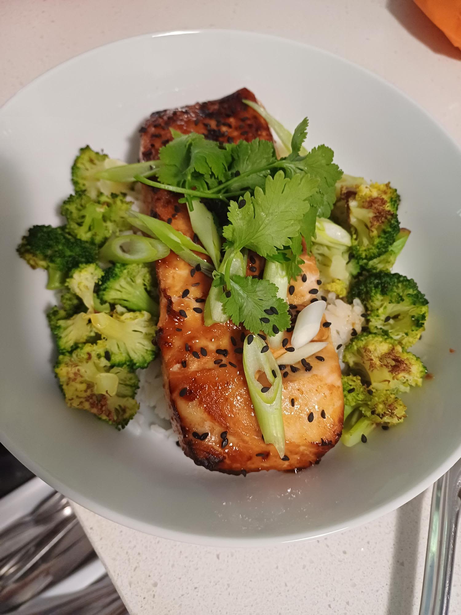 Air fried Atlantic Salmon | bunch