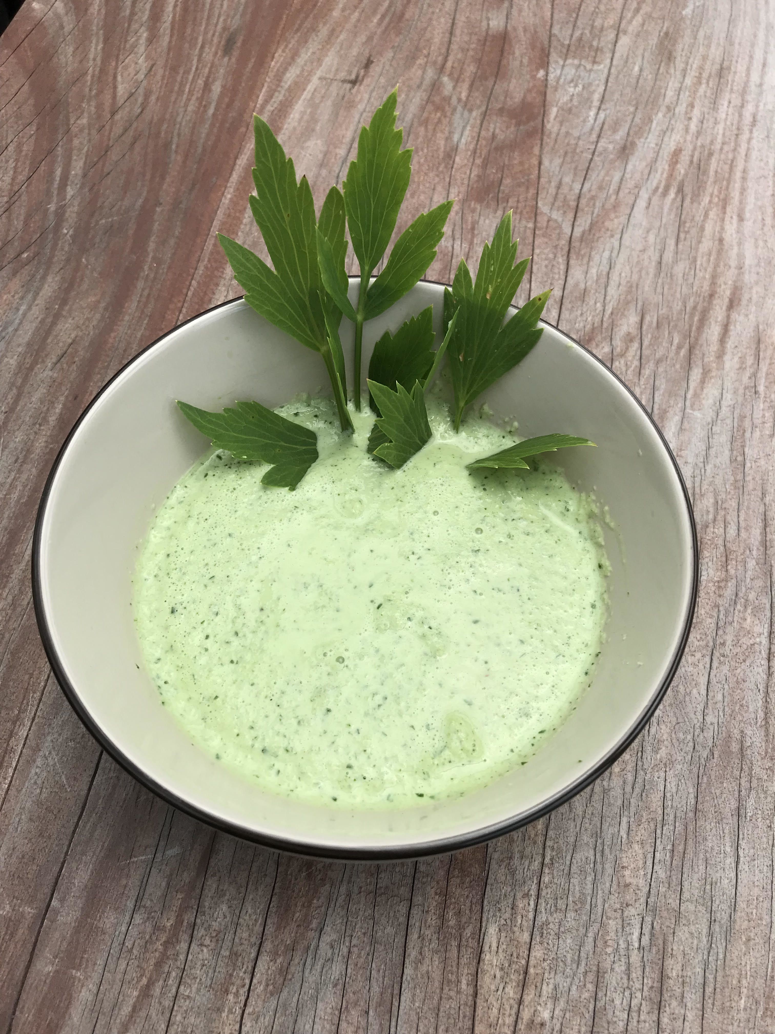 Chilled Cucumber Soup with Lovage | bunch