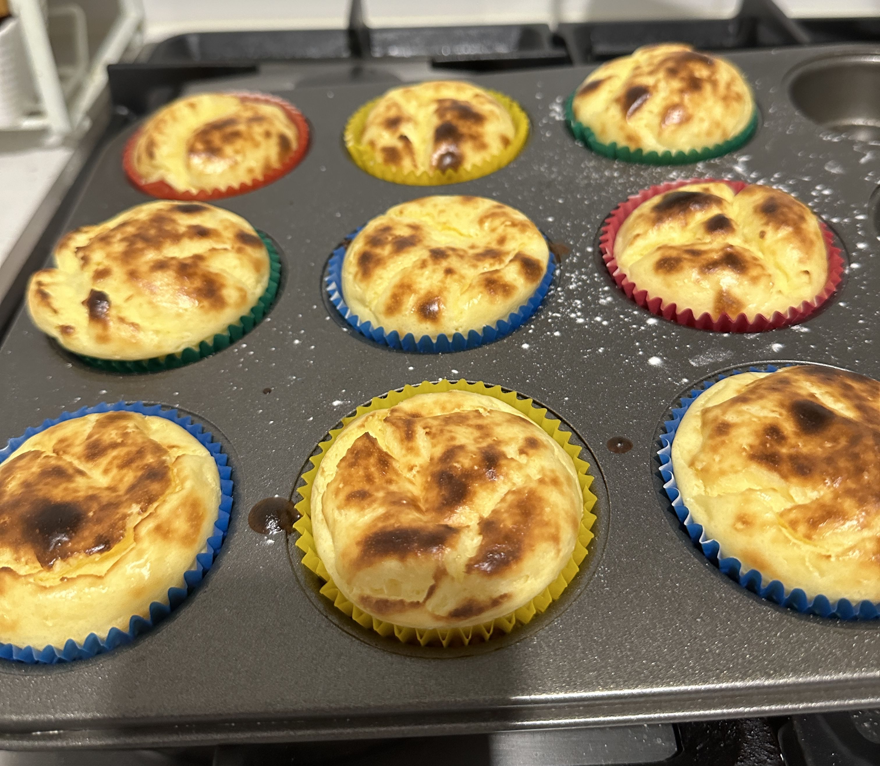 Mini basque cheesecakes | bunch