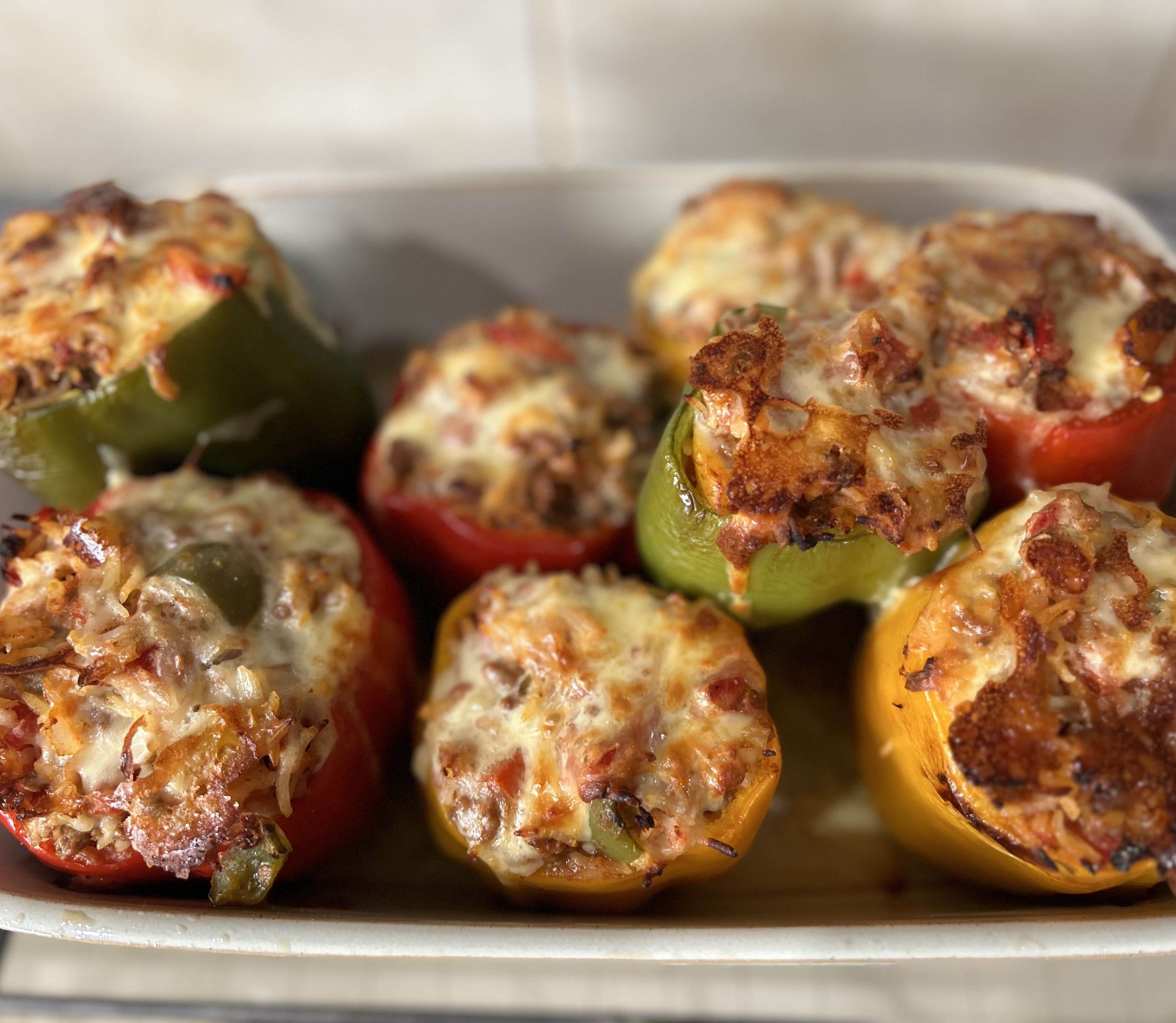 Stuffed capsicums | bunch