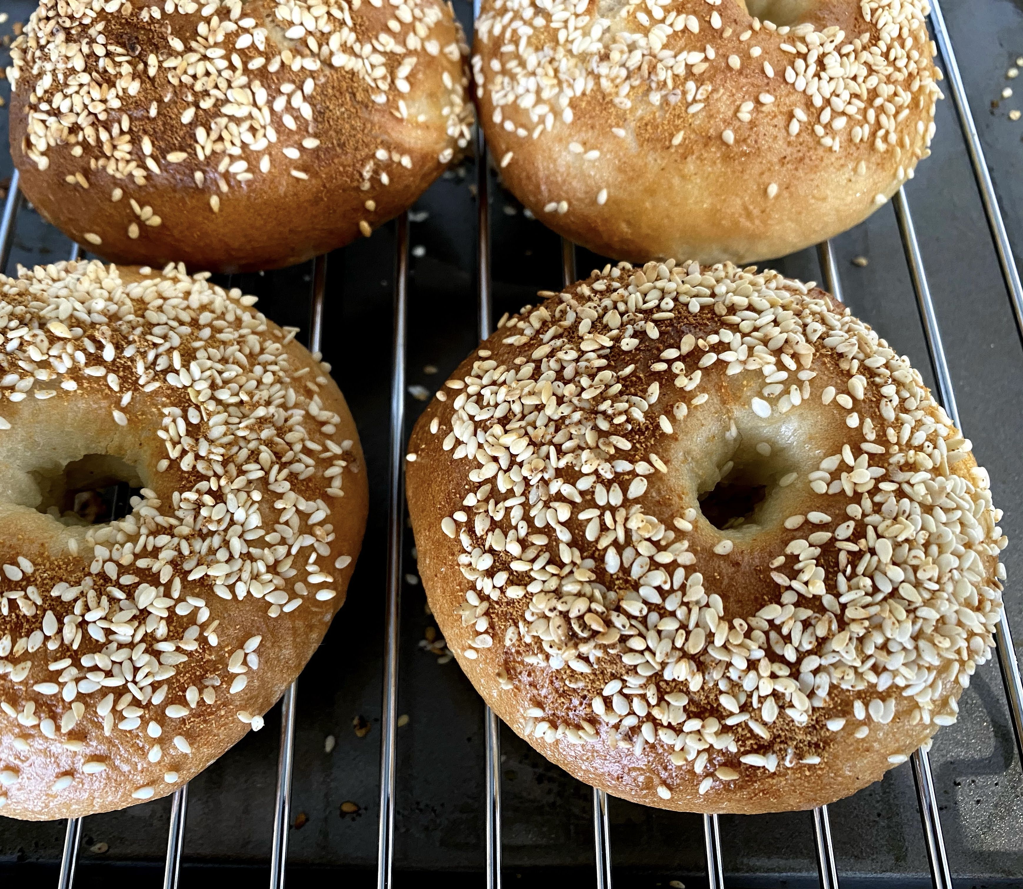 Sesame Bagels | bunch
