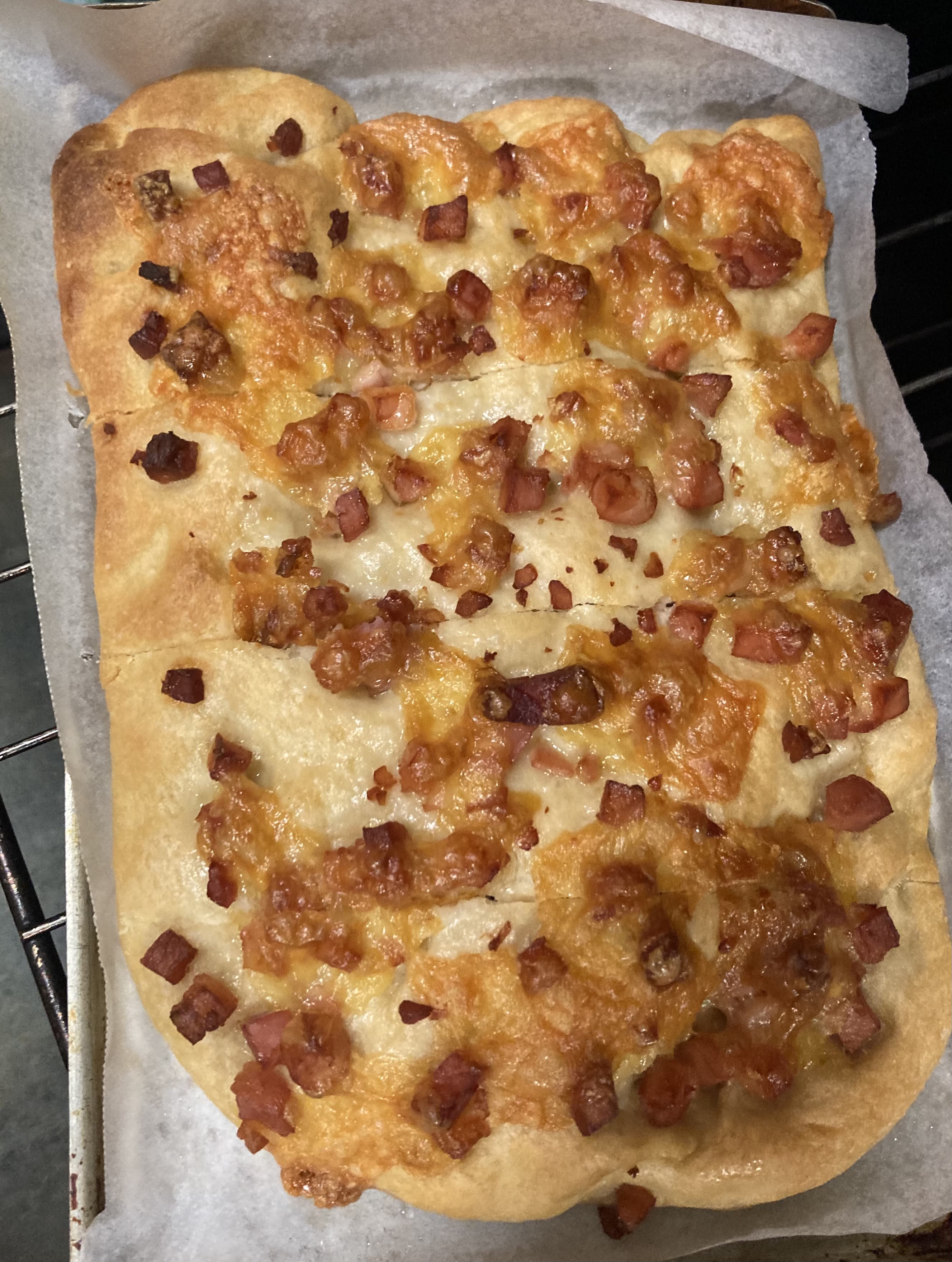 Bacon and Cheese Focaccia | bunch