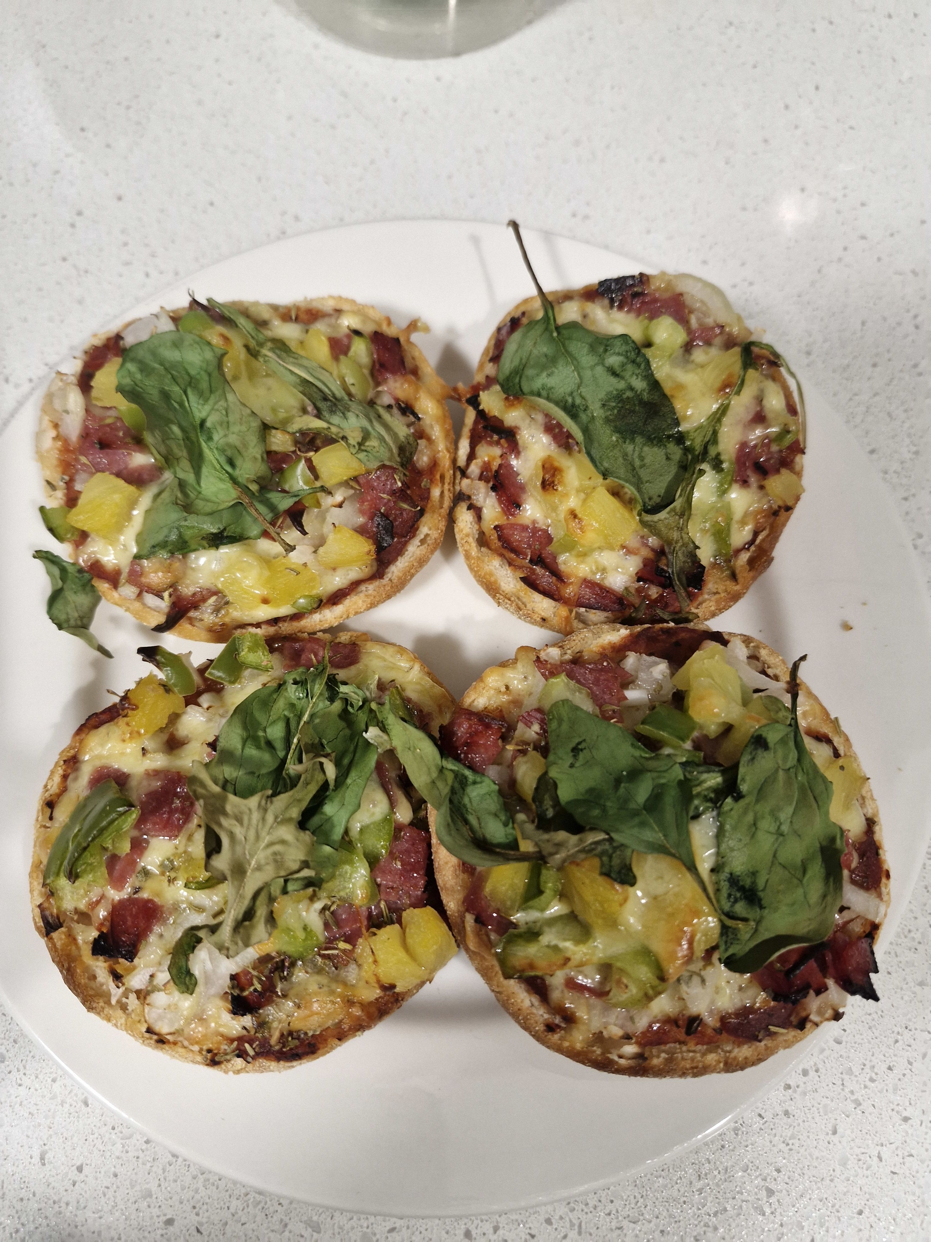 Airfryer mini pizzas | bunch