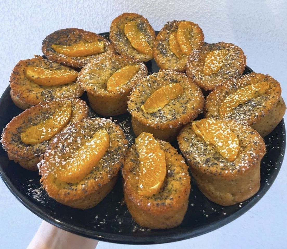 Orange and Poppyseed Friands | bunch