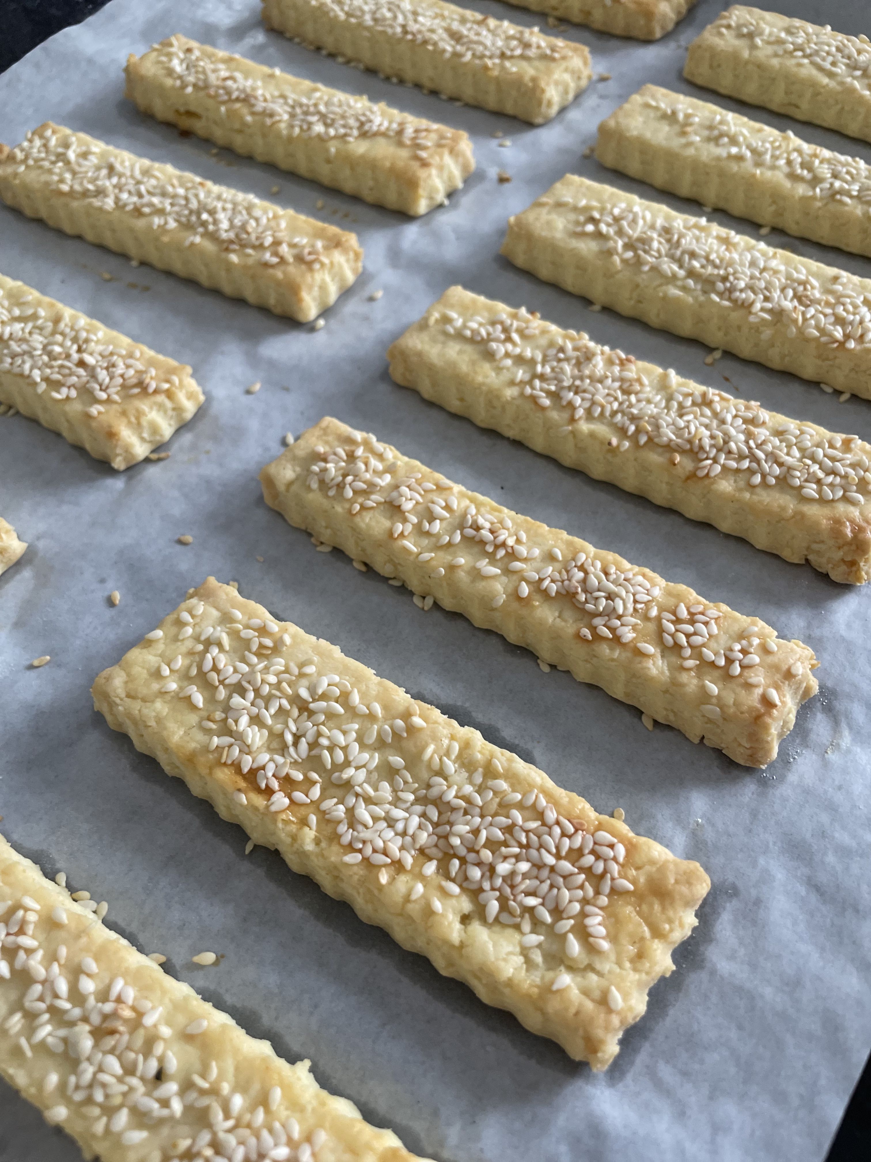 Sesame Seed Cream Cheese Sticks | bunch