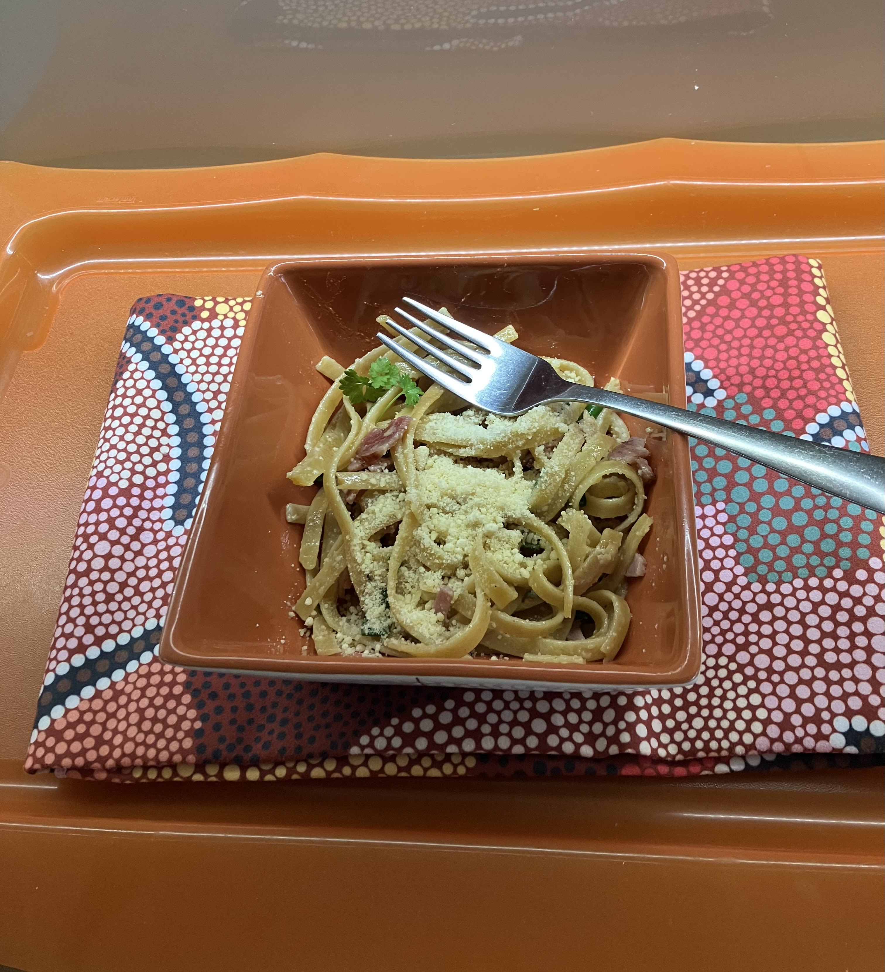 Bacon and Onion Fettuccine | bunch