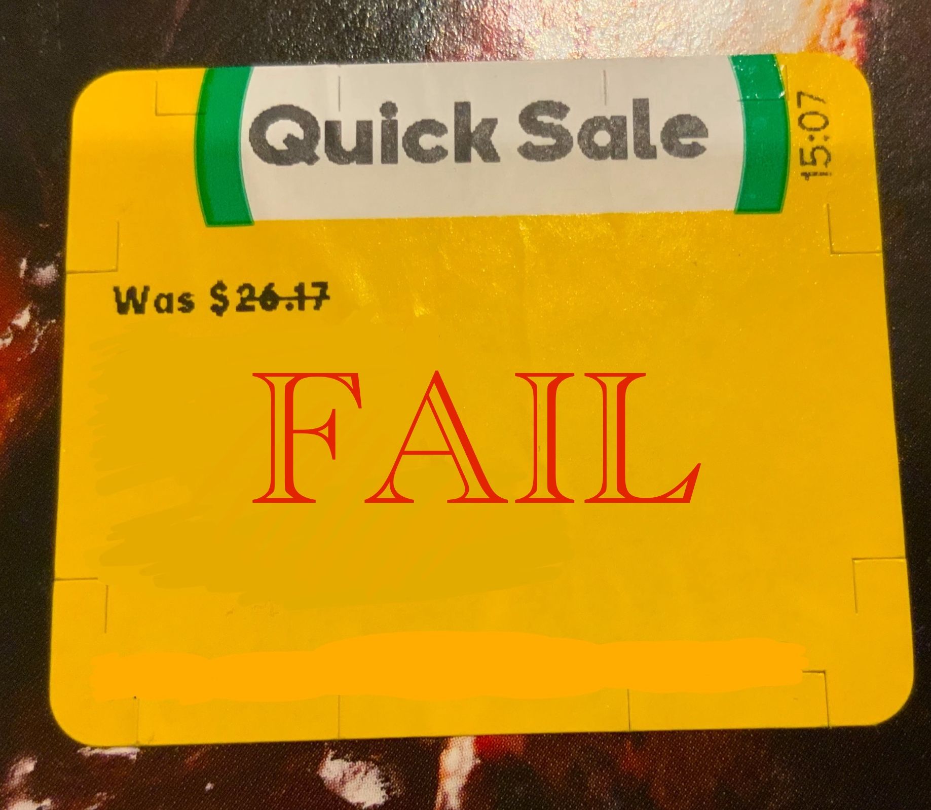Quick Sale Fail | bunch