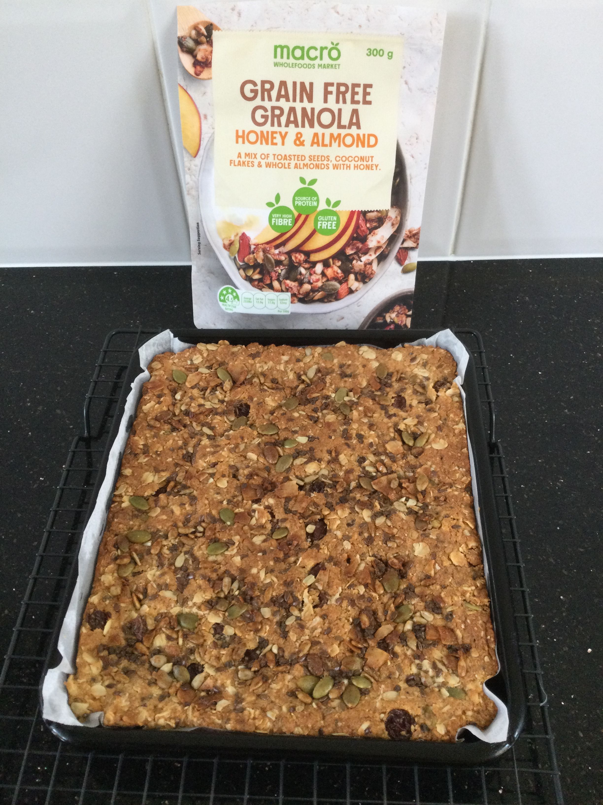 Oat and Granola Slice | bunch