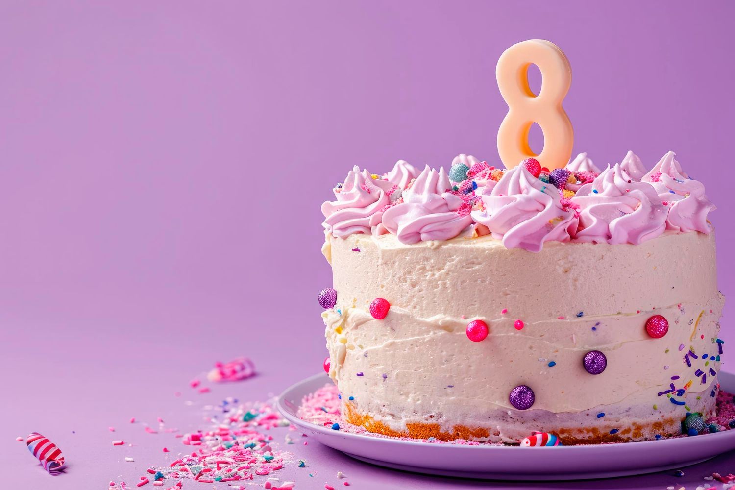 Celebrating 8 years together with cake! | bunch