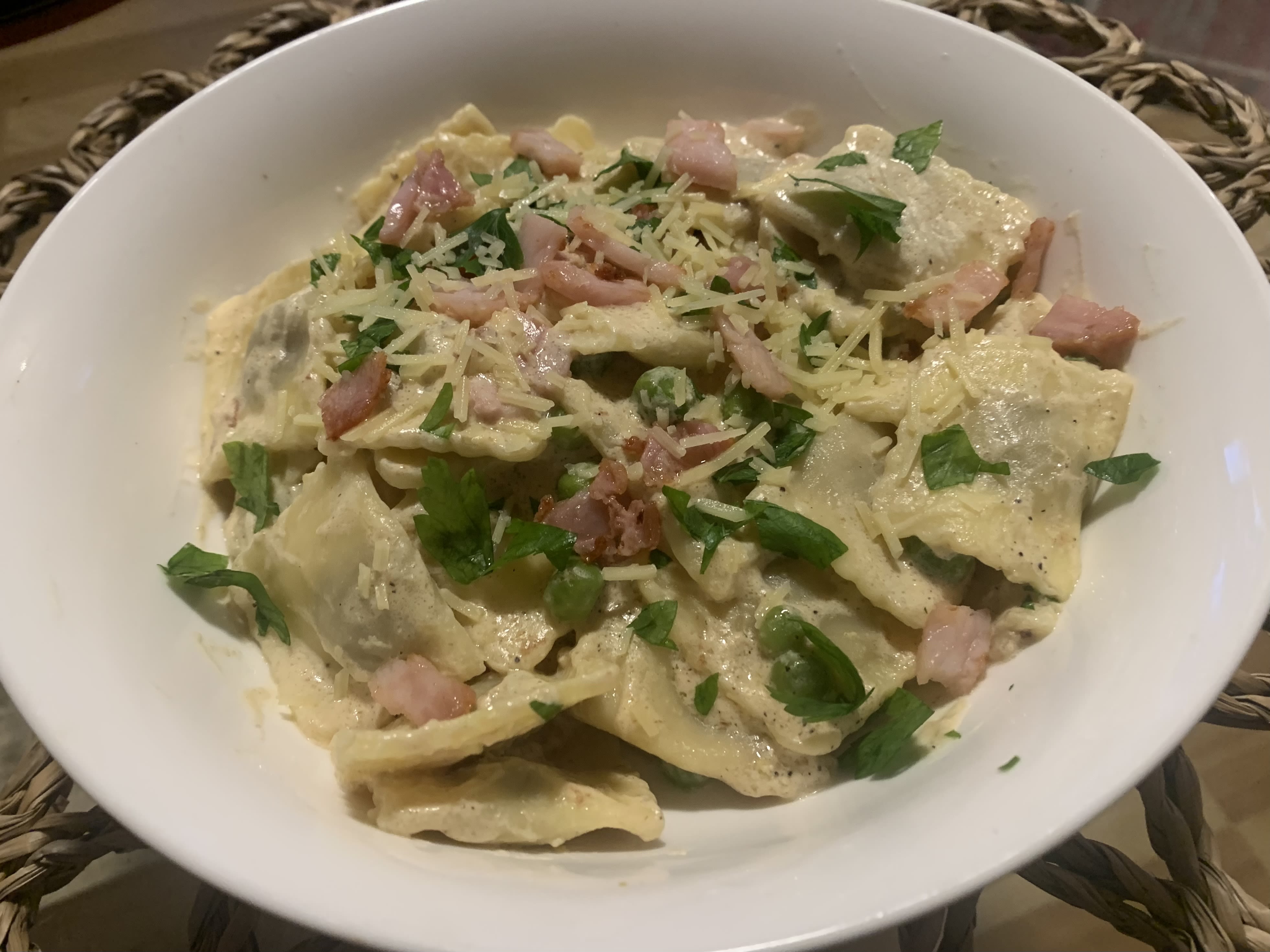 Lemon, Pea and Bacon Ravioli | bunch