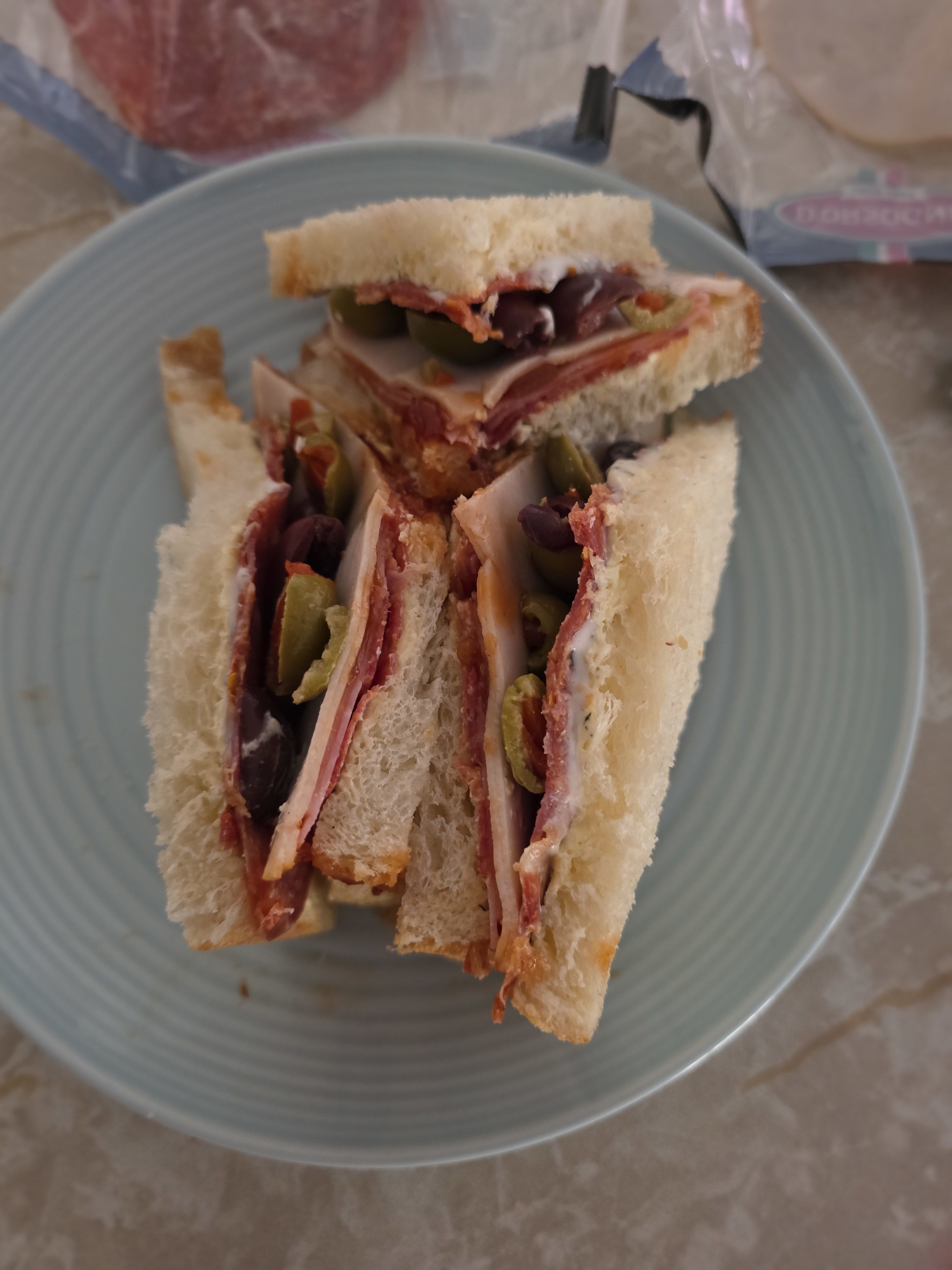 Salami, Ham and Turkey Sandwich | bunch