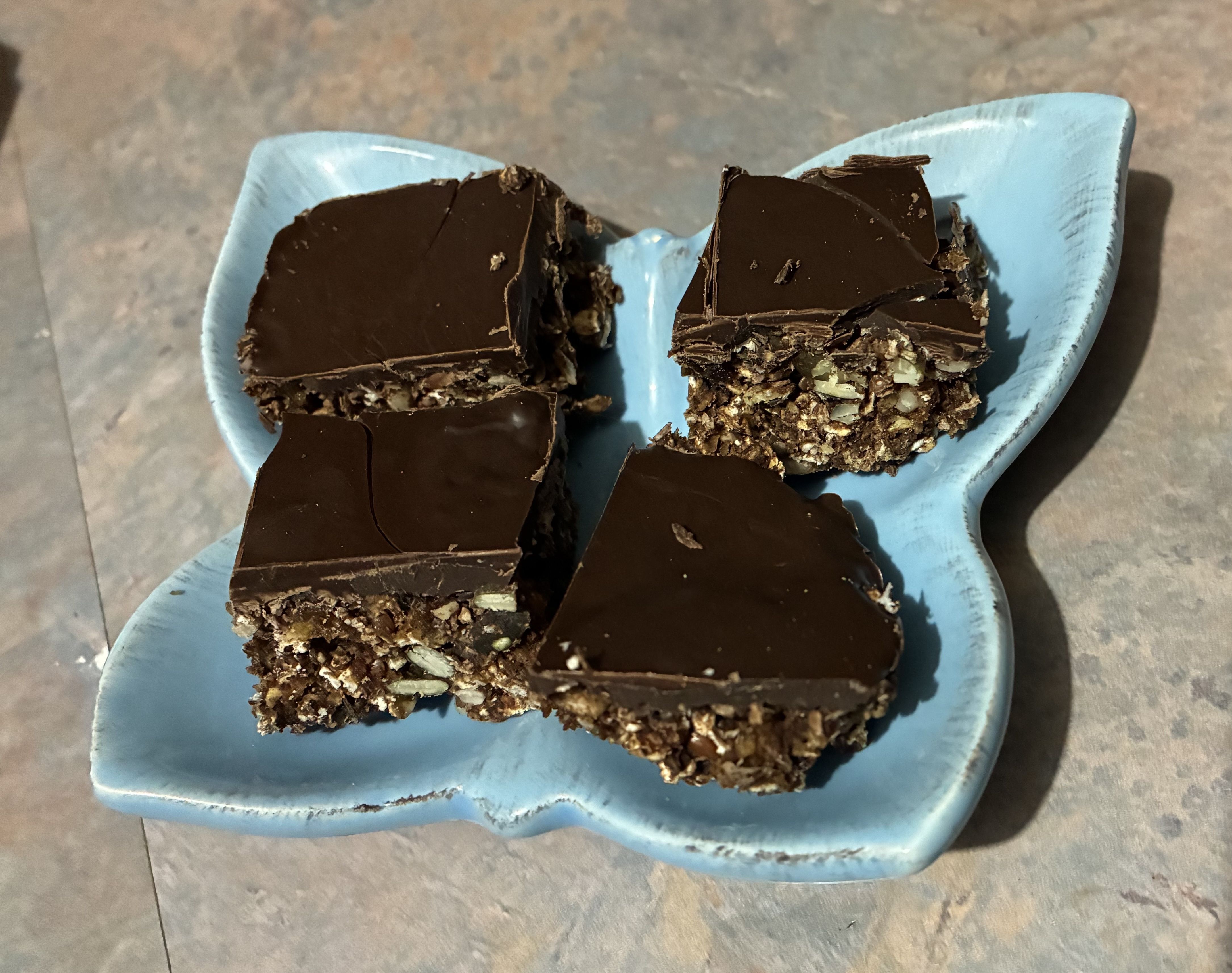 Chocolate, Date and Seed Slice | bunch