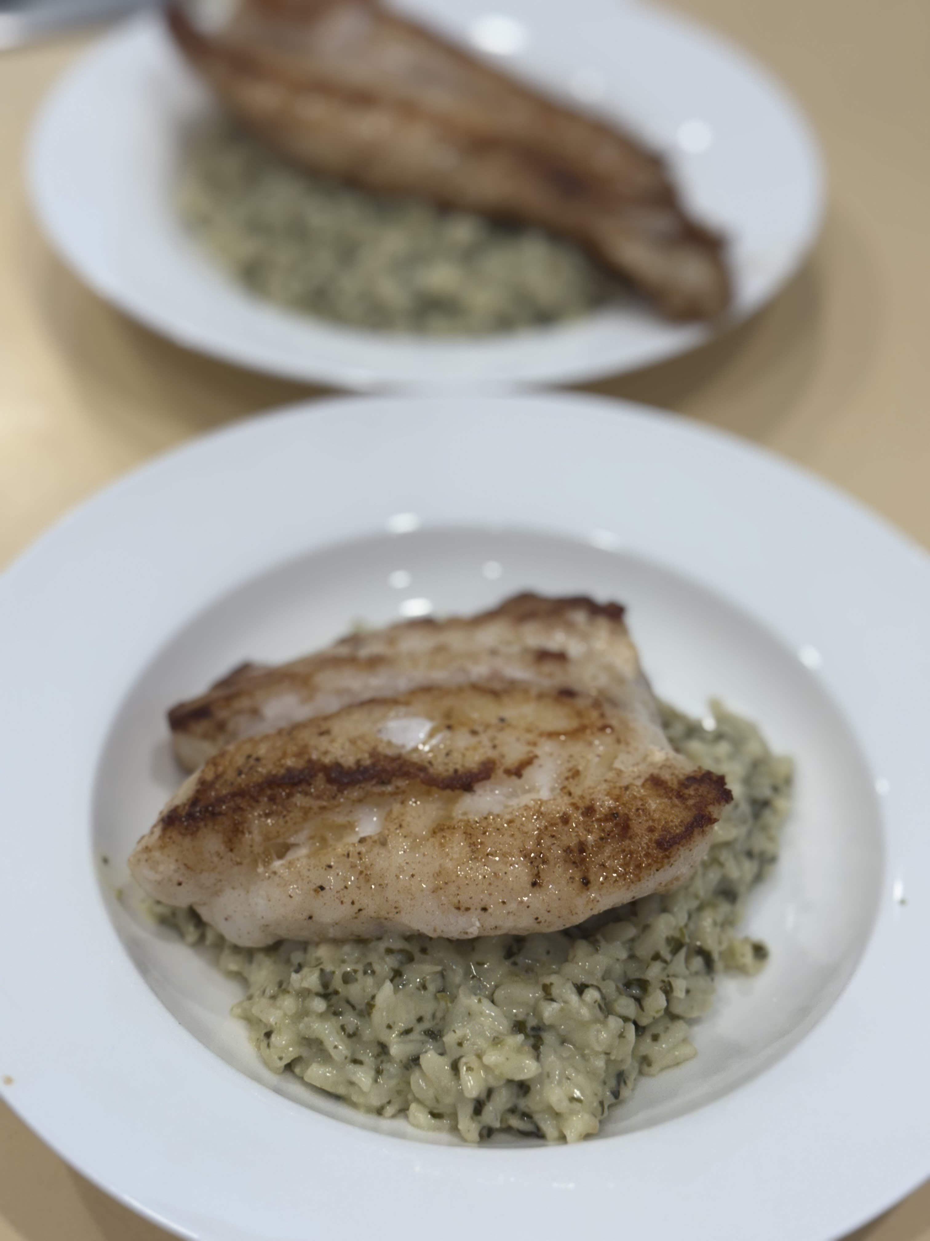 Rankin Cod with Sage and Spinach Risotto | bunch