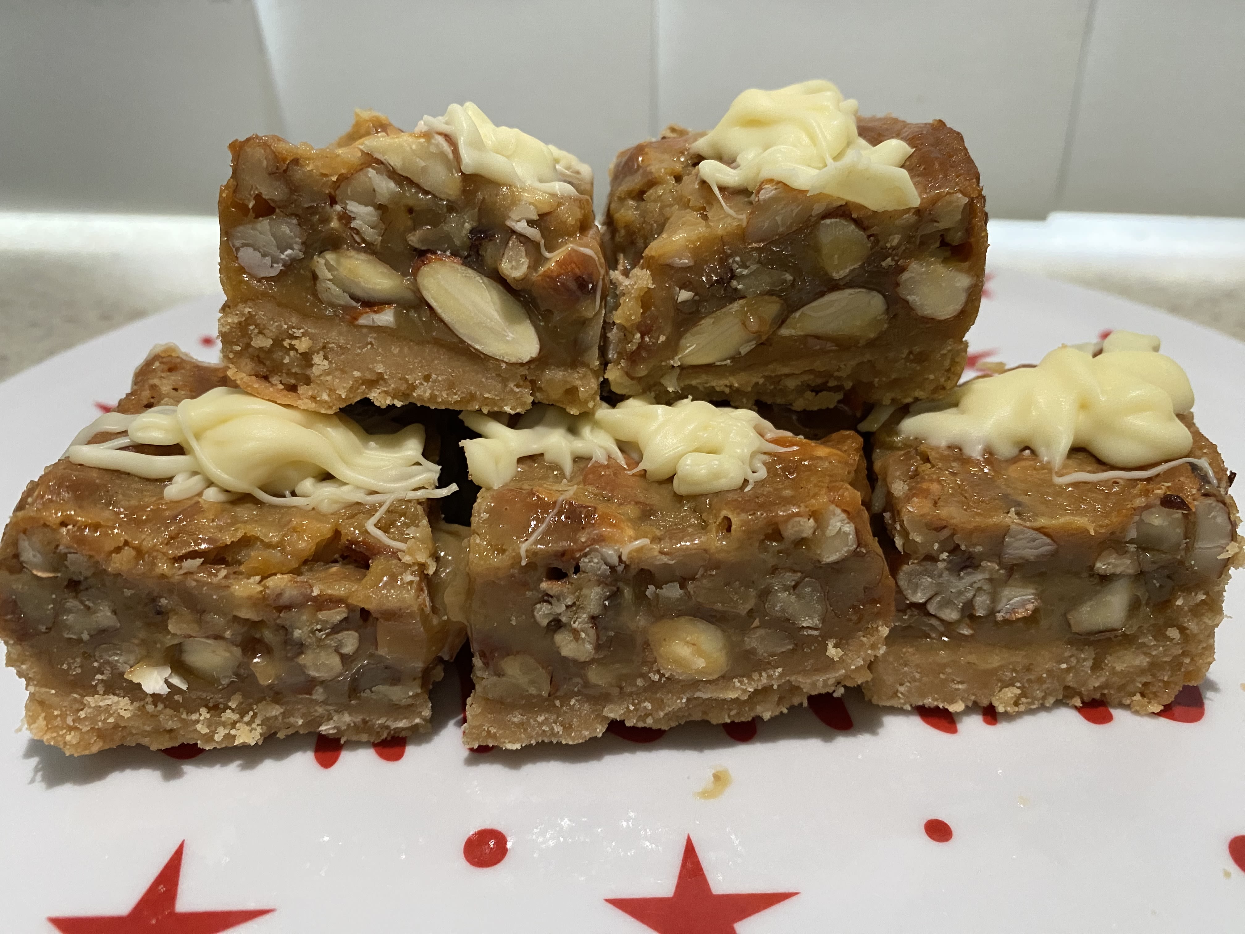 Caramel Pecan Slice | bunch