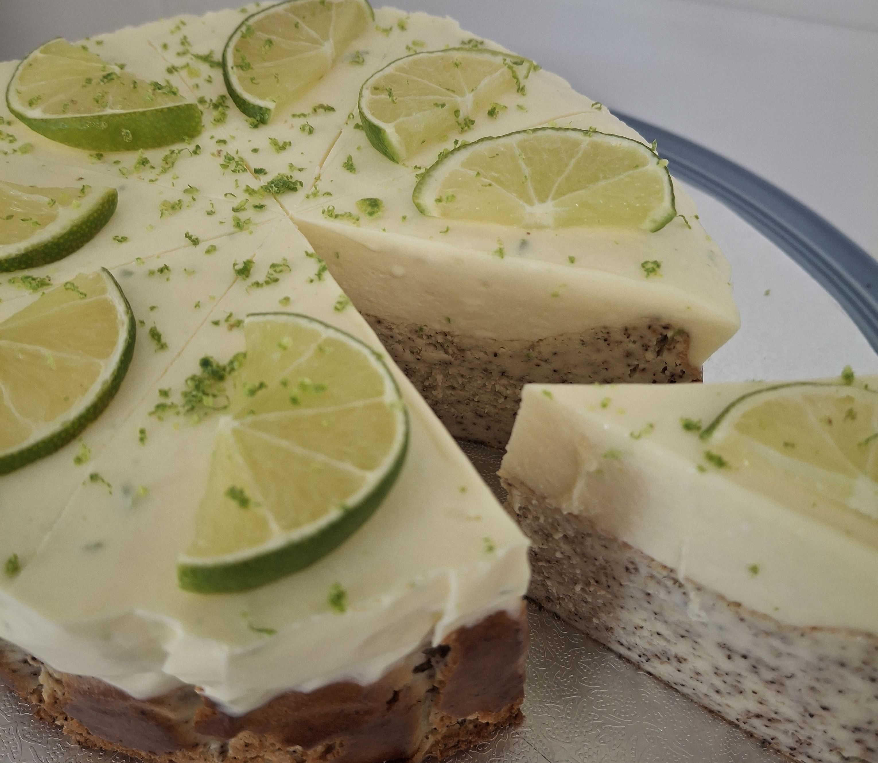 Lime and Earl Grey Basque Cheesecake | bunch