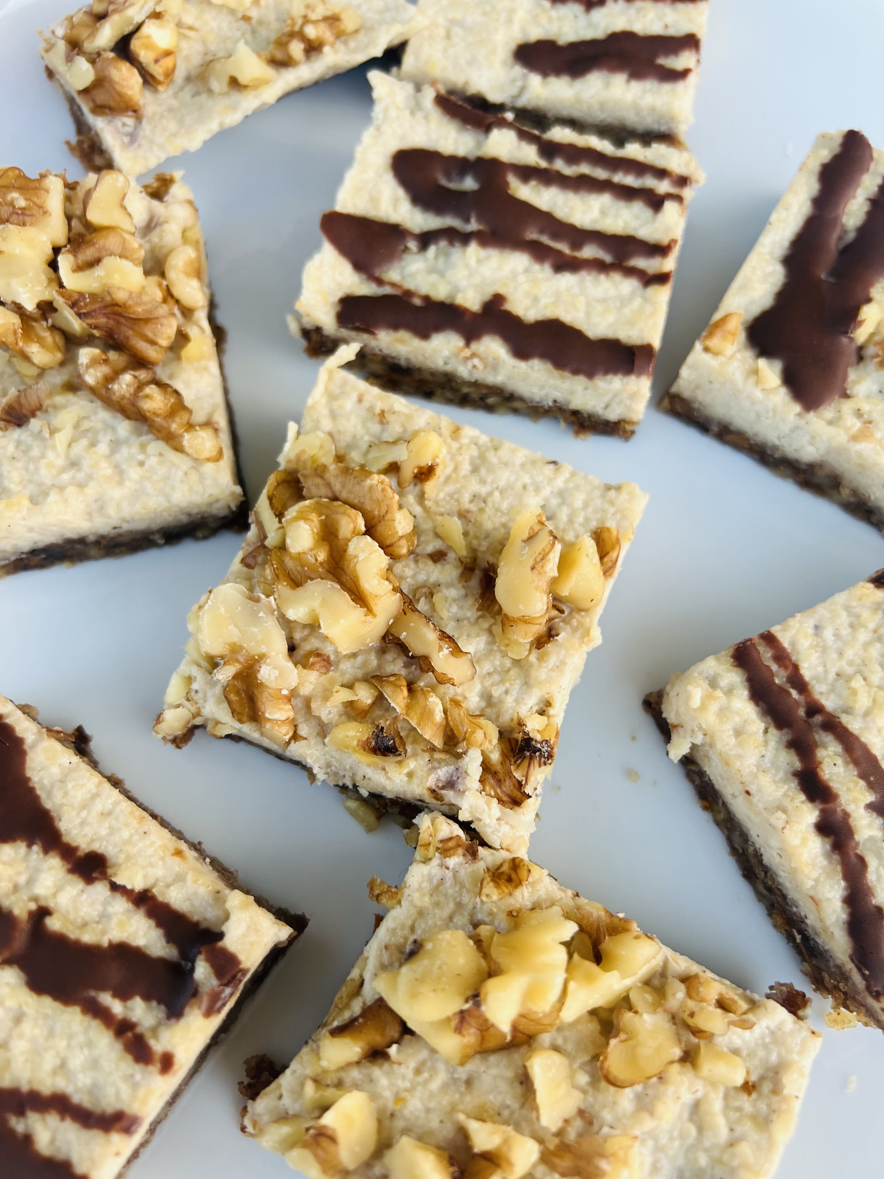 Raw Walnut, Fig and Orange Spice Slice | bunch
