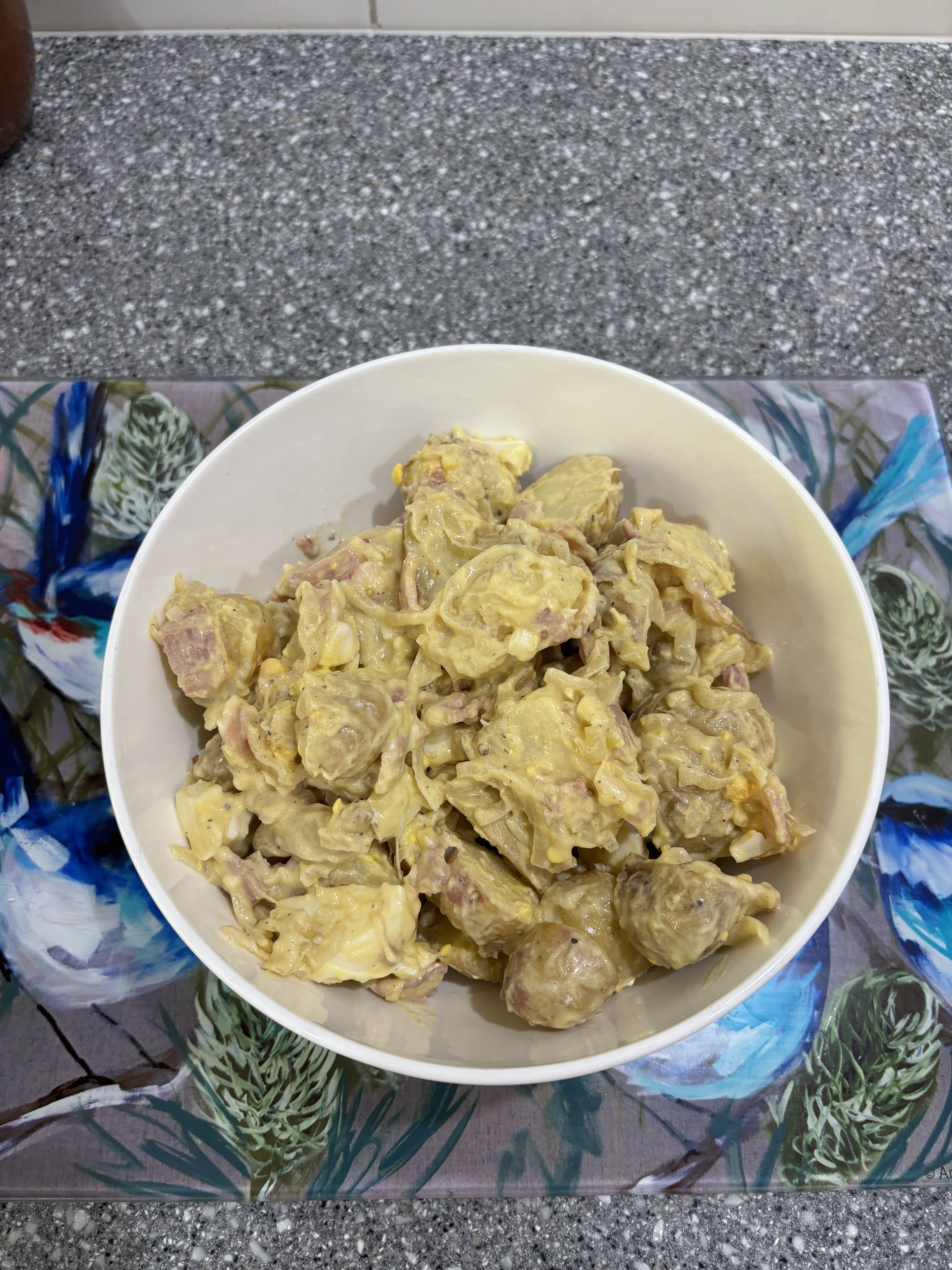 Caramelised onion potato salad | bunch