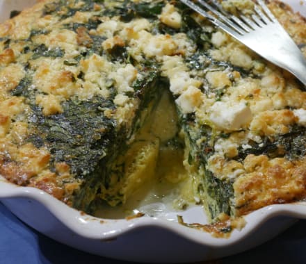 Silverbeet Quiche/pie | bunch