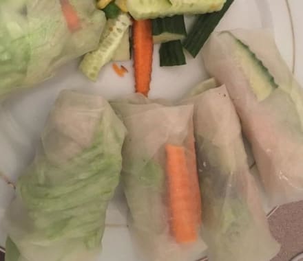tuna rice paper roll | bunch