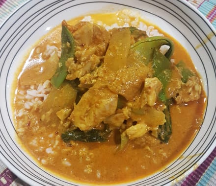 Yellow fish curry | bunch