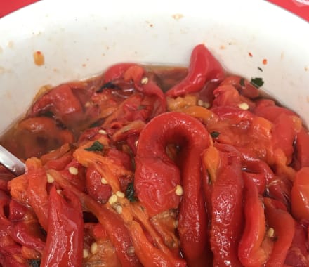 Italian roasted peppers | bunch