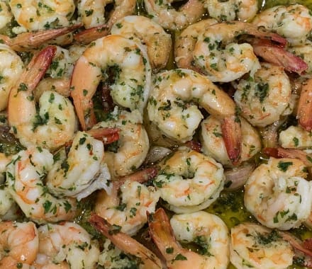 Oven Baked Garlic Prawns | bunch