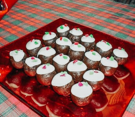 Mini Christmas Puddings | bunch