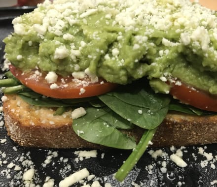 Smashed Avo Club Sandwich | bunch