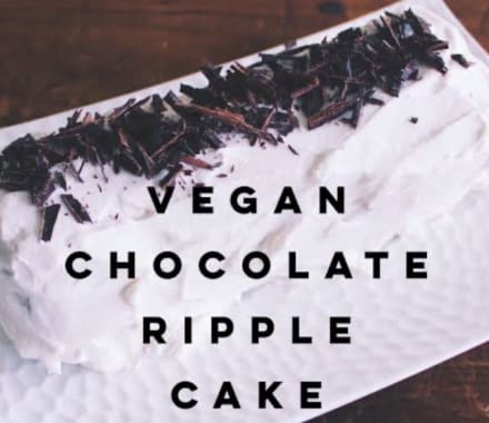 Vegan Chocolate Ripple cake | bunch