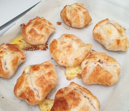Ham & Cheese Pastry Parcels | bunch