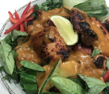 Satay chicken bowls | bunch