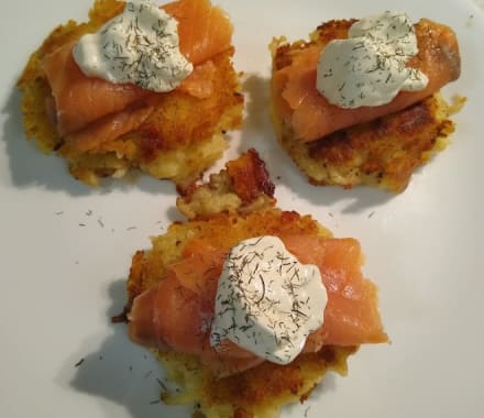 Potato rosti with smoked salmon | bunch