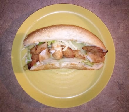 Crumbed chicken rolls. | bunch