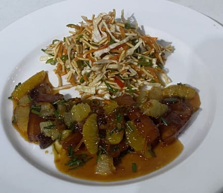 Citrus and Ginger Glazed Pork Rashers | bunch