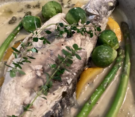 Whole Baby Barramundi for 1 or 2 with veg | bunch