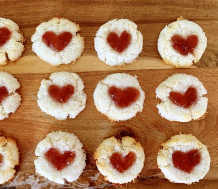Coconut jam drops | bunch