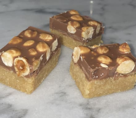 Choc Hazelnut Slice | bunch
