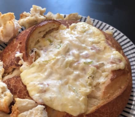 Bacon and Cheese Cob Loaf | bunch