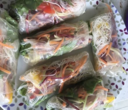 Vegetable Rice Paper Rolls | bunch