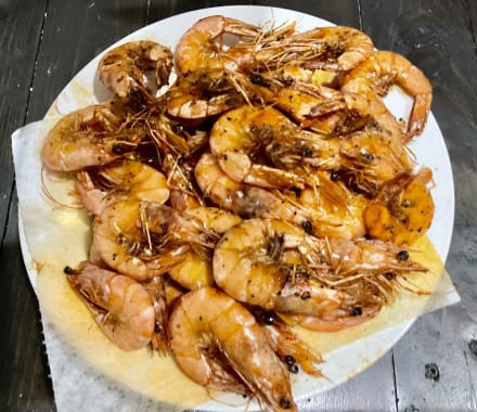 how to cook banana prawns