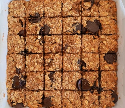 Choc Chip, Oat and Bran slices | bunch