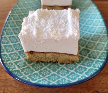Marshmallow Jam Slice | bunch