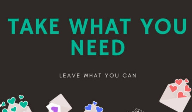 Take What You Need, Leave What You Can | bunch