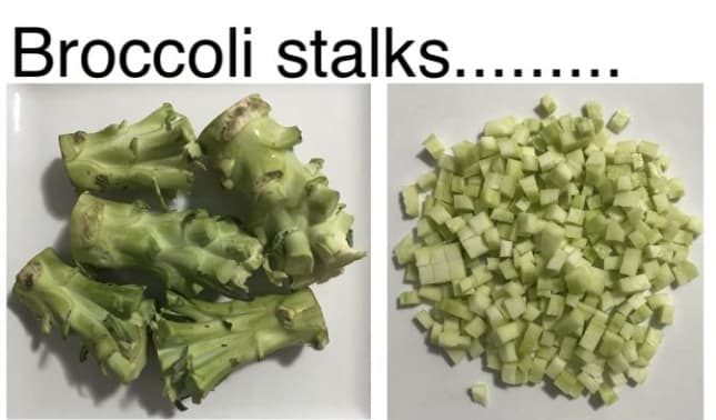 Broccoli stalks | bunch