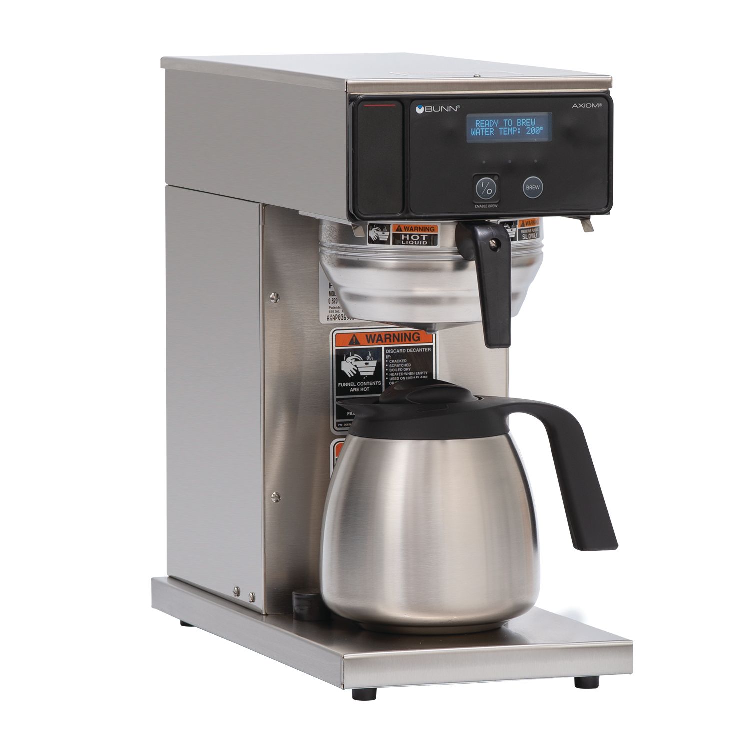 AXIOM-TC,CE 220-240V EURO Plug No Faucet - Coffee - BUNN Commercial Site